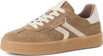 Tamaris Schn&uuml;rer Damen sportlich beige,EU 42