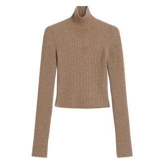 Max Mara Dunkles Melange Aral1234 - - Knitwear - Damen - Braun - S