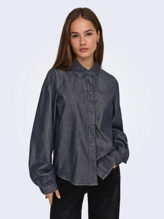 Only Langarmbluse ONLLINA (1-tlg) Drapiert/gerafft