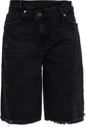 AllSaints Femme, Shorts, Noir, Taille: W28 Aki Crossover Wide Leg Shorts