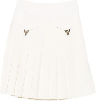 Versace Jupe mi-longue en laine Versace