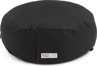 Yogistar Meditationskissen - Rund Schwarz