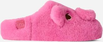 UGG Elea Pooch Slipper f&uuml;r Damen in Pink Laquer, Gr&ouml;&szlig;e Schaffell