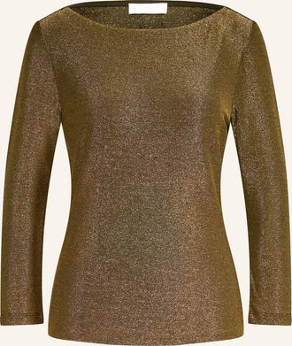 Hobb's Shirt Sonya Mit 3/4-Arm Und Glitzergarn gold