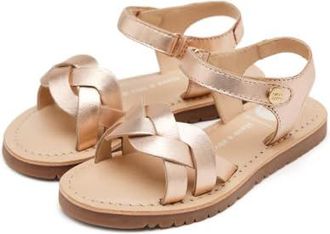 Gioseppo Garçon Fille Rowley Sandale Plate, Doré Rose, 29 EU