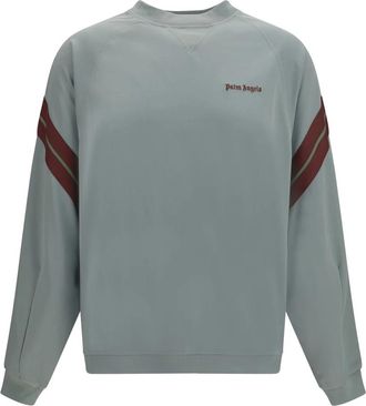 Palm Angels Urban Logo Track Sweatshirt - - Sweatshirts & Hoodies - Herren - Blau - L