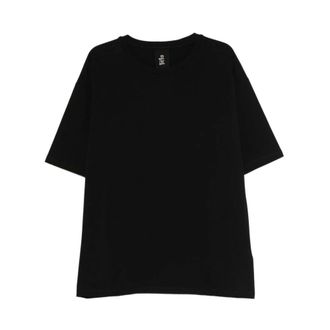 Thom Krom Homme, Tops, Noir, Taille: M T-shirt avec imprim&eacute; au dos