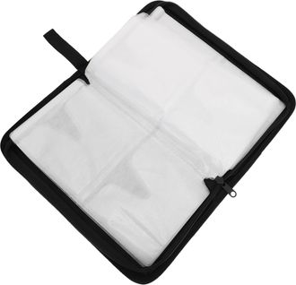 Cabilock DVD Aufbewahrungstasche f&uuml;r CDs und DVDs Tragbare H&uuml;lle mit Gro&szlig;em Fassungsverm&ouml;gen Kratzfester Innenraum f&uuml;r Auto und Zuhause Kompakt und Reisefreund