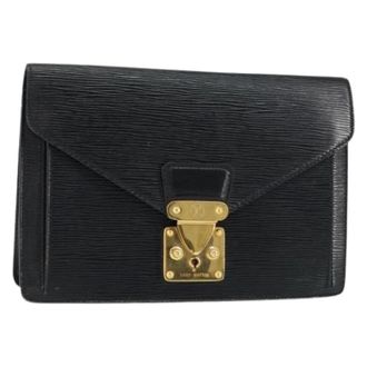 Louis Vuitton Pre-owned Leder Clutch - - Pre-owned - Damen - Schwarzk - ONE SIZE