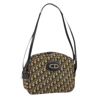 Dior Pre-owned Trotter Canvas Schultertasche - - Pre-owned - Damen - Braun - ONE SIZE