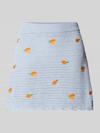 Pepe Jeans London Strickrock mit Lochmuster Modell OLAYA