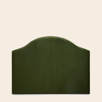 Madura T&ecirc;te De Lit Tapiss&eacute;e Cephee Dalila vert olive - VERT