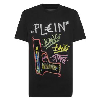 Philipp Plein Herren, Oberteile, Schwarzk, SGröße