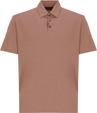 Zanone Homme, Tops, Rouge, Taille: L Polo Chemises