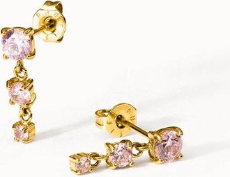 Purelei Pink Glamour Ohrringe mit Zirkonia Steinen