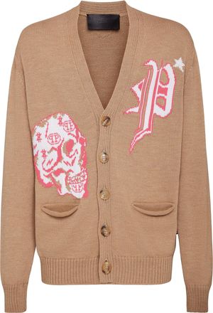 Philipp Plein Strickjacke Skull