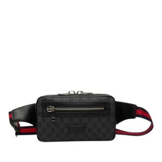 Gucci Sac banane en toile Pre-owned - unisex - Pre-owned - Noir - Taille: ONE Size