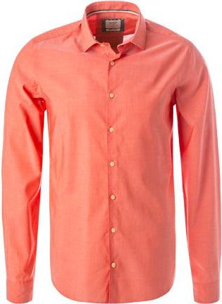 Olymp Herren Hemd rot Baumwolle