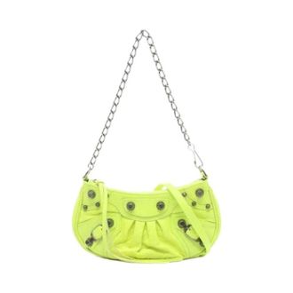 Balenciaga Sac bandouli&egrave;re vintage doccasion - Femme - Pre-owned - Jaune - Taille: ONE Size