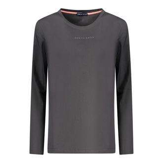 North Sails Femme, Tops, Noir, Taille: 42 FR T-shirt &agrave; manches longues avec logo en relief