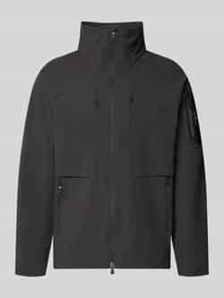 HUGO BOSS Regular Fit Trainingsjacke mit Label Patch Modell OW_GLOBE