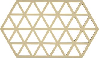 Zone Denmark Triangles Topfuntersetzer, Hitzebeständig bis 250 °C, Silikon Untersetzer, Dekorative Untersetzer für Töpfe und Pfannen, Spülmaschinenfest, 24 x 14 cm