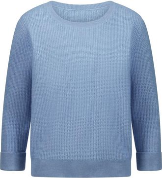 Peter Hahn Rundhals-Pullover 3/4-Arm Peter Hahn blau