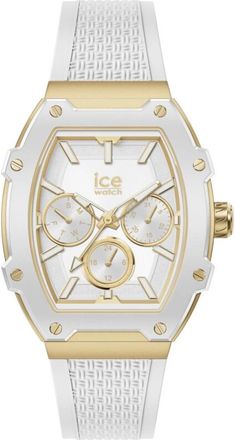 Ice Watch Femme, Accessoires, Blanc, Taille: ONE Size Montre analogique ronde à quartz