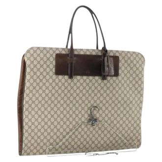 Gucci Sac de voyage en plastique Pre-owned - Femme - Pre-owned - Beige - Taille: ONE Size