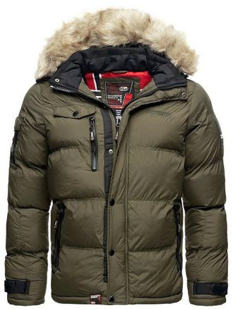 Geographical Norway Steppjacke Winter Jacke Steppjacke Outdoor Parka Warme Jacke Kapuzenjacke