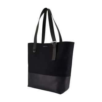 Alexander McQueen Mens Tote Black Canvas