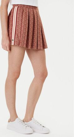 Lacoste Faltenrock JF0516 Braun Regular Fit