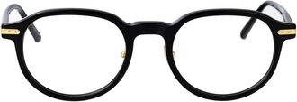 Linda Farrow unisex, Accessoires, Noir, Taille: 49 MM Newel Round Frame