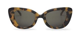 Mr.Boho Lunettes de soleil pour femme - Monture en ac&eacute;tate - Mod&egrave;le Caparica - Couleur HC - Protection UV400 Cat.3 - Design rond avec style &eacute;l&eacute;gant