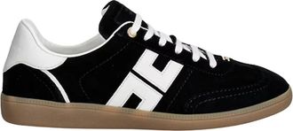 Elisabetta Franchi Femme, Chaussures, Noir, Taille: 39 EU Nappa Baskets