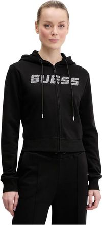 Guess Damen, Sweatshirts & Hoodies, Schwarzk, SGr&ouml;&szlig;e
