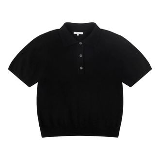 Entire studios Gekn&ouml;pftes Poloshirt - - Tops - Herren - Schwarzk - S