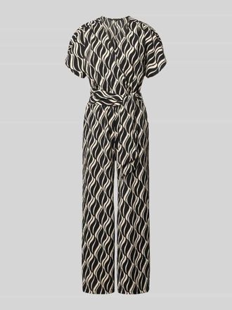 Betty Barclay Jumpsuit im Allover-Look mit V-Ausschnitt