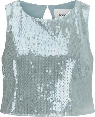 Nicowa Damen, Oberteile, Blau, LGröße