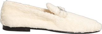 Dolce & Gabbana Homme, Chaussures, Blanc, Taille: 43 EU Mocassins en Shearling