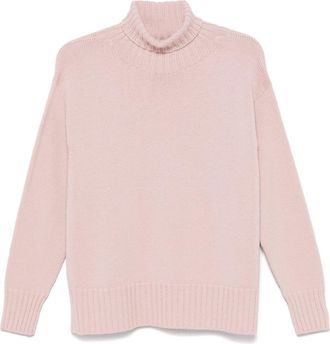 Drumohr Pullover mit Rollkragen - Rosa