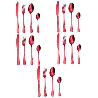 Cabilock 5 S&auml;tze Weihnachtsmesser und vier St&uuml;ck Weihnachtsgeschirr gl&uuml;hen funkeln modern geschirrt&uuml;cher weihnachtsmotiv christmas dinner set k&uuml;chenutensilien 