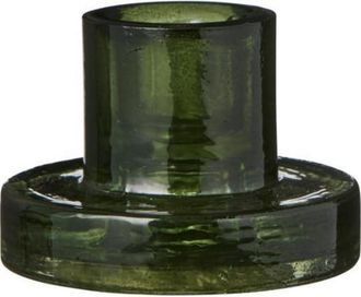 Ib Laursen Kerzenhalter - Glas - Farbe: gr&uuml;n - (&Oslash;xH) 5 x 3,6 cm
