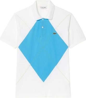 Lacoste Homme, Tops, Multicolore, Taille: S Ph2809 Polo &agrave; Manches Courtes et Col C&ocirc;tel&eacute;
