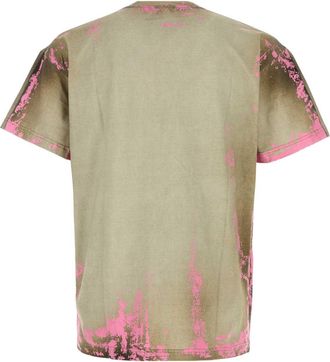 Diesel Distressed Tie-Dye T-Shirt - Green