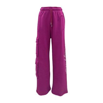 Marcelo Burlon Wide Hosen - - Trousers - Damen - Rosa - L