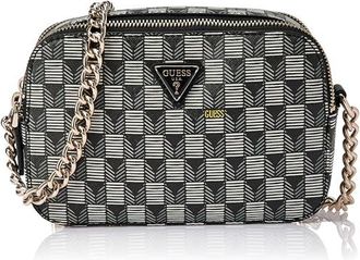 Guess Sac &agrave; bandouli&egrave;re G Wave II pour femme, Logo noir, One Size, G Wave II Sac &agrave; bandouli&egrave;re pour appareil photo