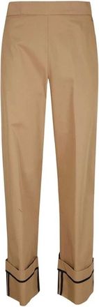 Herno Femme, Pantalons, Brun, Taille: 40 FR Cropped Pantalons