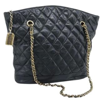 Chanel Sac port&eacute; &eacute;paule Pre-owned - Femme - Pre-owned - Noir - Taille: ONE Size