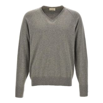 Maryya V-Ausschnitt-Pullover - - Knitwear - Herren - Grau - S